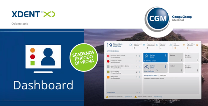 Dashboard XDENT: continua ad usarla anche dopo il periodo di prova!